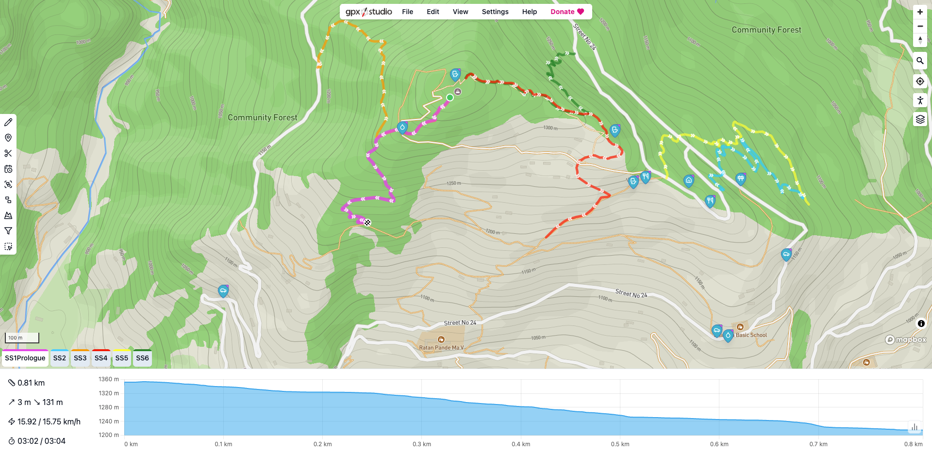 Trail Map Pokhara Enduro Race 2026 - Pokhara Enduro